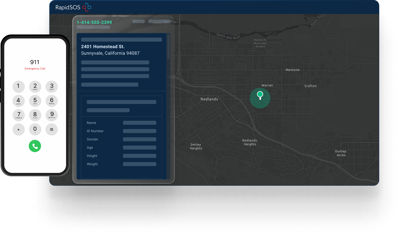 RapidSOS Portal Emergency Interface